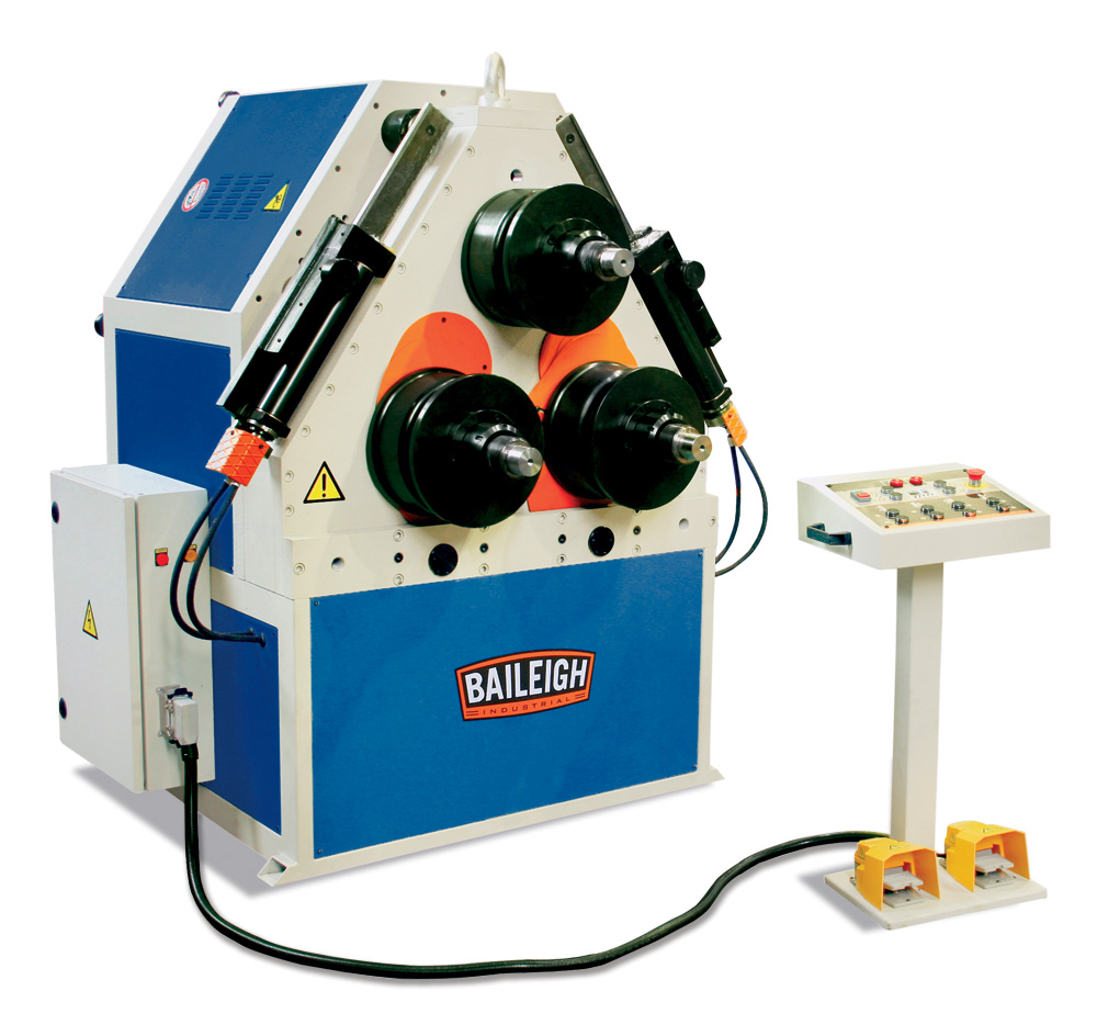 Baileigh R-H120 double pinch metal ring roller